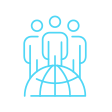 icon of people around a globe